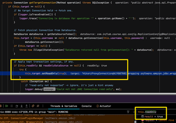 JDBC setReadOnly 호출 이슈 해결기